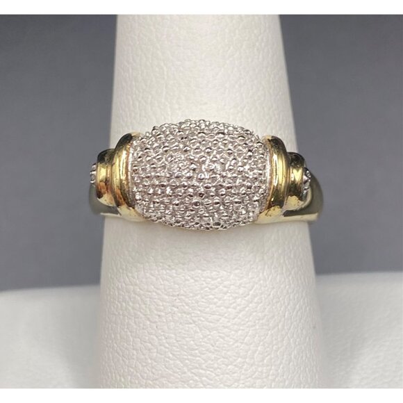 Jewelry | Vintage 925 Diamond Chip Ring | Poshmark
